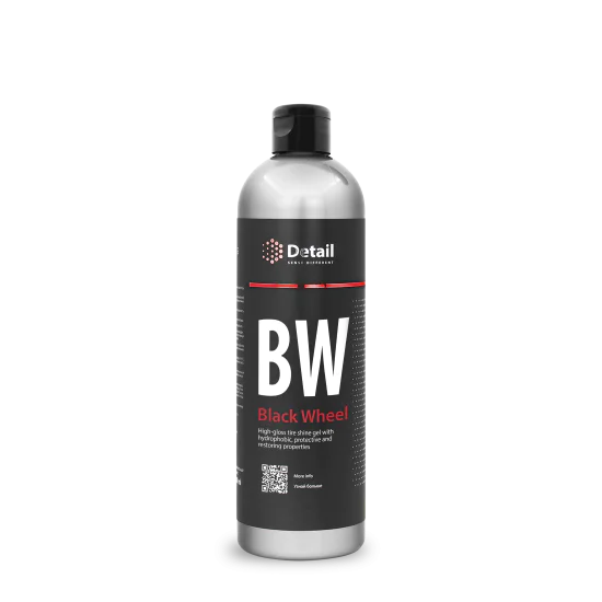 Гелевый глянцевый чернитель резины Detail BW "Black Wheel" 500мл
